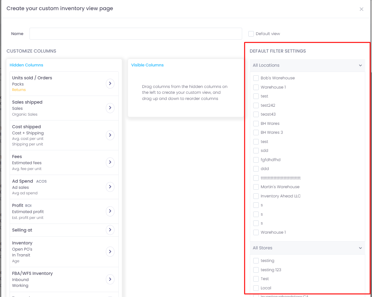 How to Create or Modify a Customized Dashboard - FAQ - Inventory Ahead